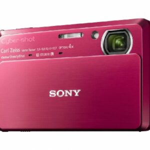 Sony DSC-TX7 10.2MP CMOS Digital Camera with 4x Zoom with Optical Steady Shot Image Stabilization and 3.5 inch Touch Screen LCD (Red)