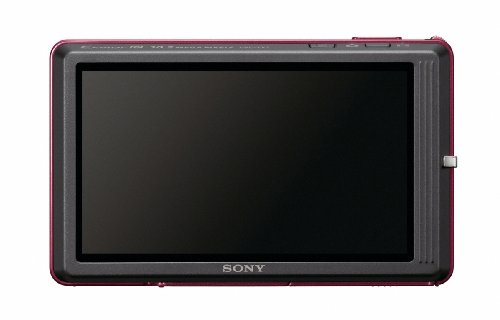 Sony DSC-TX7 10.2MP CMOS Digital Camera with 4x Zoom with Optical Steady Shot Image Stabilization and 3.5 inch Touch Screen LCD (Red)