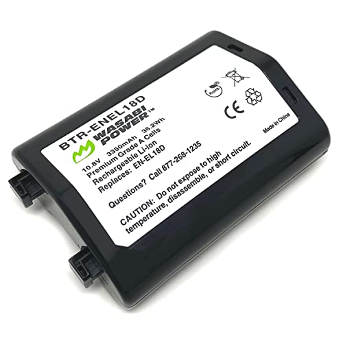 Wasabi Power Battery for Nikon EN-EL18d and Nikon Z9, D4, D4S, D5, D6