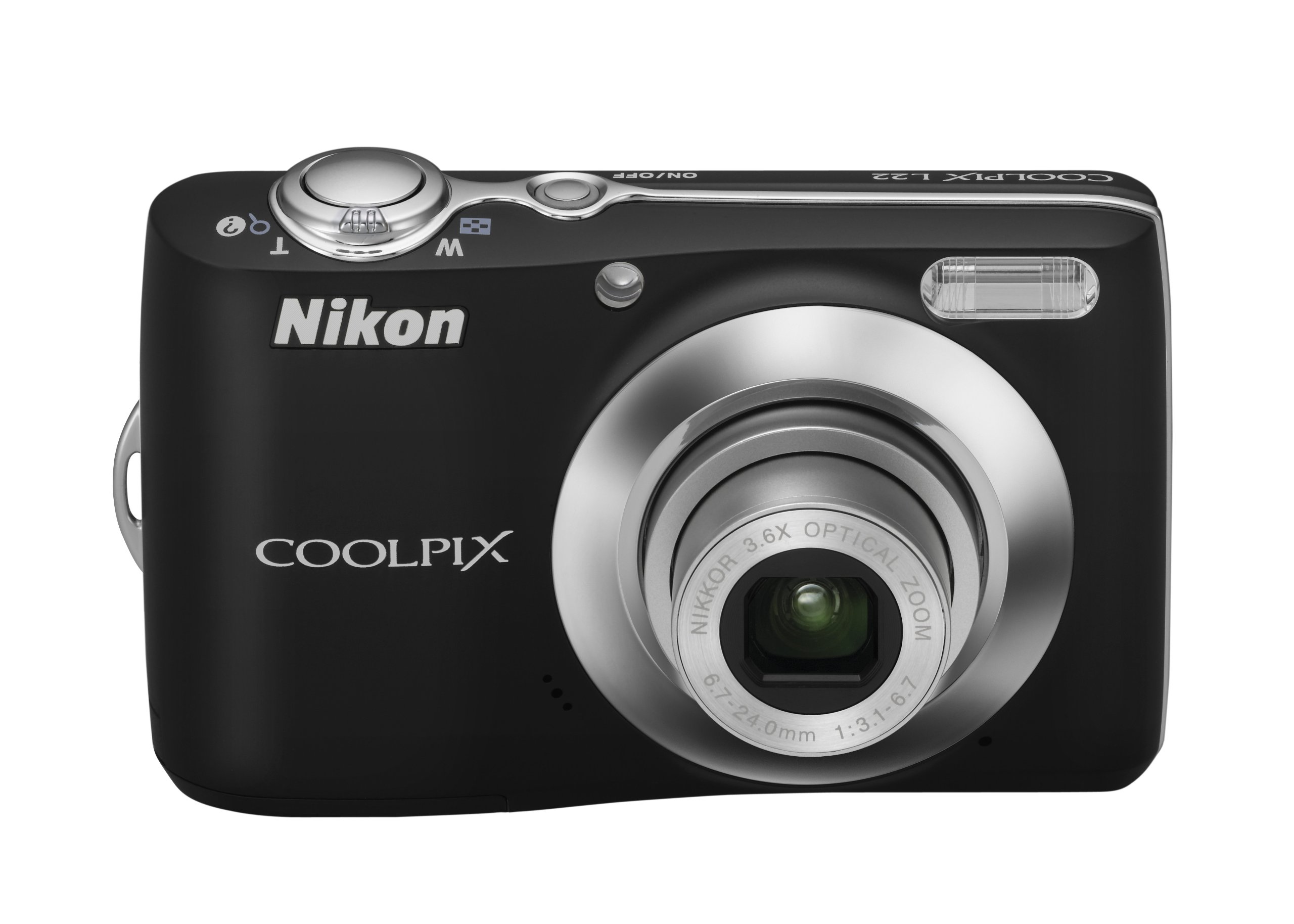 Nikon Coolpix L22 12.0MP Digital Camera with 3.6x Optical Zoom and 3.0-Inch LCD (Black) (OLD MODEL)