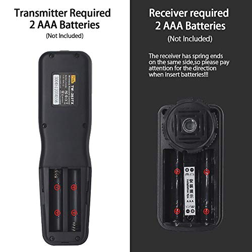 Wireless Remote Shutter Compatible for Nikon, Pixel TW-283 DC2 Wireless Shutter Release Remote Control Compatible for Nikon Z7 Z6 Df D90 D7500 D3300 D3100 D3200 D5000 D5500 D7200 D7000 D600 D750