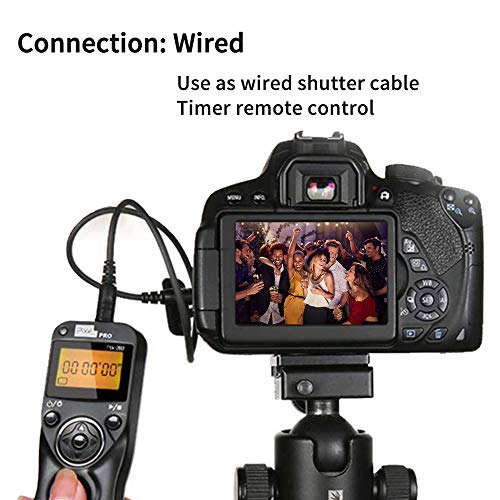 Wireless Remote Shutter Compatible for Nikon, Pixel TW-283 DC2 Wireless Shutter Release Remote Control Compatible for Nikon Z7 Z6 Df D90 D7500 D3300 D3100 D3200 D5000 D5500 D7200 D7000 D600 D750