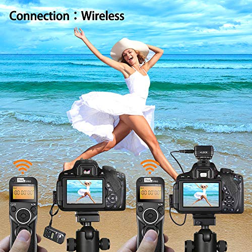 Wireless Remote Shutter Compatible for Nikon, Pixel TW-283 DC2 Wireless Shutter Release Remote Control Compatible for Nikon Z7 Z6 Df D90 D7500 D3300 D3100 D3200 D5000 D5500 D7200 D7000 D600 D750