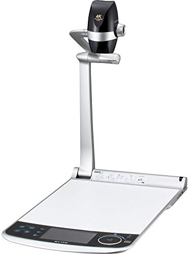 Elmo 1375 Model PX-30E Document Camera; 5" High-Resolution LCD Monitor; 1600 TV Lines Resolution; 12x Optical, 12x Digital Zoom and 2X Sensor Zoom