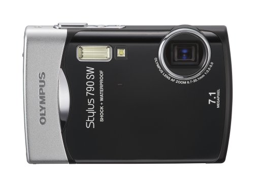 Olympus Stylus 790SW 7.1MP Waterproof Digital Camera with Dual Image Stabilized 3x Optical Zoom (Black)