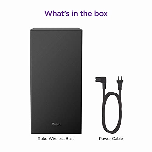 Roku Wireless Bass | Slim Subwoofer Streambar, Streambar Pro Wireless Speakers