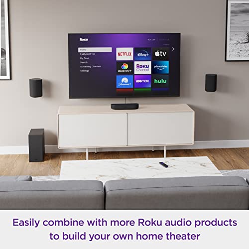 Roku Wireless Bass | Slim Subwoofer Streambar, Streambar Pro Wireless Speakers