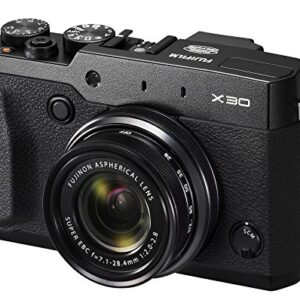 Fujifilm X30 12 MP Digital Camera with 3.0-Inch LCD (Black)