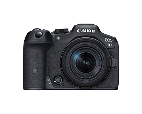 Canon EOS R7 Mirrorless Camera w/RF-S18-150mm f/3.5-6.3 is STM Lens Kit (International Model) (Renewed)