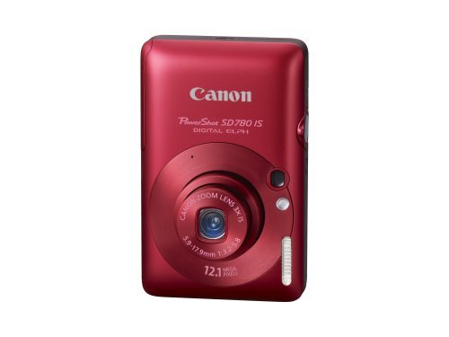 Canon PowerShot SD780IS 12.1 MP Digital Camera with 3x Optical Image Stabilized Zoom and 2.5-inch LCD (Deep Red)