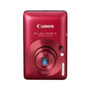 Canon PowerShot SD780IS 12.1 MP Digital Camera with 3x Optical Image Stabilized Zoom and 2.5-inch LCD (Deep Red)