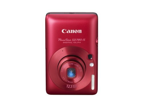 Canon PowerShot SD780IS 12.1 MP Digital Camera with 3x Optical Image Stabilized Zoom and 2.5-inch LCD (Deep Red)