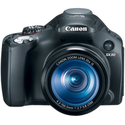 Canon SX30IS 14.1MP Digital Camera with 35x Wide Angle Optical Image Stabilized Zoom and 2.7 Inch Wide LCD (OLD MODEL)