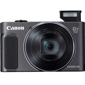 Canon PowerShot SX620 Digital Camera w/25x Optical Zoom - Wi-Fi & NFC Enabled (Black) (Renewed)