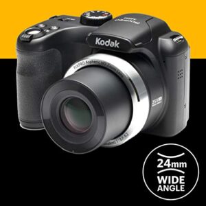 Kodak PIXPRO AZ252 Point & Shoot Digital Camera with 3” LCD, Black