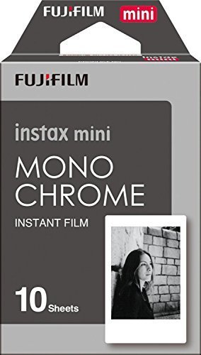 Fujifilm Instax Mini Instant Film 4-PACK BUNDLE SET , Monochrome ( 10 x 2 ) + Black Frame ( 10 x 2 ) 90 8 70 7s 50s 25 300 Camera SP-1 Printer