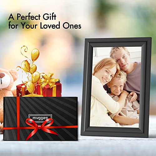 Mvgges 10.1 Inch Digital Picture Frame, Smart WiFi Digital Photo Frame, 16GB Storage, Auto-Rotate, IPS Touch Screen, Wall-mountable, Share Photos and Videos Instantly via Free App from Anywhere