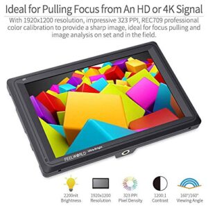 FEELWORLD FW279 7 Inch 2200nit Ultra Bright DSLR Camera Field Monitor High Brightness Sunlight Viewable Full HD 1920x1200 4K HDMI Input Output