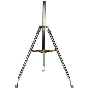 heavy-duty tripod base with 1.66 inch mast, 3 feet