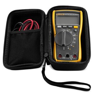 caseling hard case fits fluke 117/115/101/107/106 digital multimeter compact (case only)