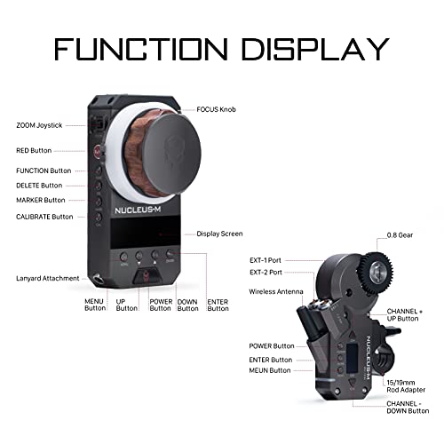 Tilta Nucleus-M: Wireless Lens Control System, Partial Kit IV | Follow Focus | WLC-T03-K4