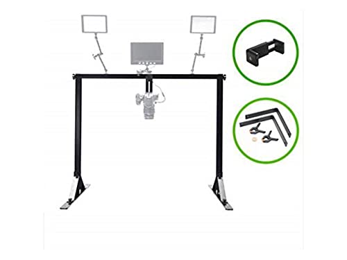 Glide Gear OH100 Professional Metal Overhead Table Top Mount Stand Photography Studio DSLR Video Camera iPhone Top Down Platform