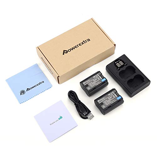 Powerextra NP-W235 2X Battery with Dual Charger Compatible with Fujifilm X-T4 VG-XT4 Vertical Battery Grip