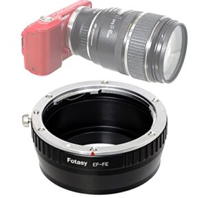 fotasy manual ef efs lens to e mount adapter, ef e mount, ef adapter to e mount, adapter for cannon ef lense, compatible with sony a7 a7r a7s a7 ii iii iv a9 a9ii a7c aplha 1 a6600 a6500 a6400 a6300