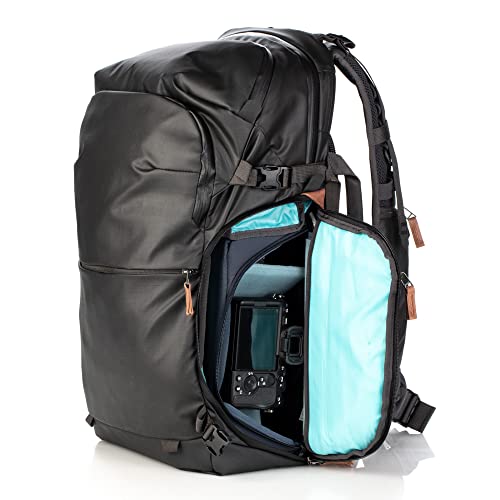 Shimoda Explore V2 30 Water Resistant Camera Backpack - Fits DSLR, Mirrorless Cameras, Batteries & Lenses - Medium Mirrorless V2 Core Unit Modular Camera Insert Included - Black (520-156)