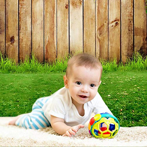 iProtech 5x7ft Vinyl Brown Wood with Green Grass Floor Photography Backdrop, Newborn Baby Shower Photographer Background Cloths, Kids 1st Birthday Photoshoot, Cake Smash Photo Booth Props(Brown Wood)