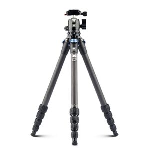 sirui am-225 camera tripod carbon fiber tripod 5-sections travel lightweight small tripod with b-00k ball head