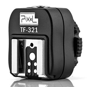 Pixel e-TTL Flash Hot Shoe Adapter with Extra PC Sync Port for Canon DSLRs and Flashguns