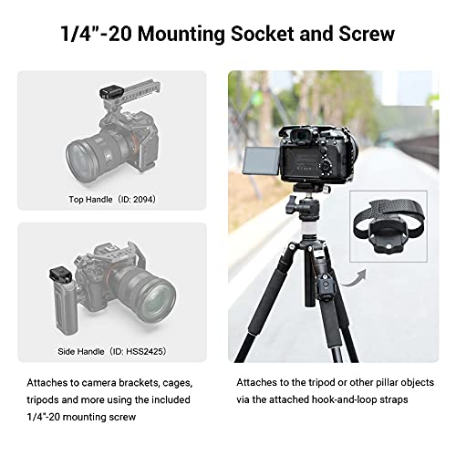 SmallRig Video Recording Camera Wireless Remote Control for Sony Cameras, for Sony A7 III, A7S III, A7C, A7R III, A7R IV, A6100, A6400, A6600, A1, A9, A9 II, FX3, ZV-1, RX100 VII - 2924B