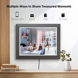 NETHGROW 16.2 inch Large WiFi Digital Photo Frame - Digital Picture Frame Wall Mountable, 32GB Touch Screen Motion Sensor Auto Rotate, Send Photos via Email/App Instantly, Unlimited Cloud Storage