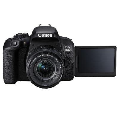 Canon EOS 800D (Rebel T7i) DSLR Camera Bundle with 18-55mm STM Lens + 2pc Sandisk 32GB Memory Cards + Accessory Kit