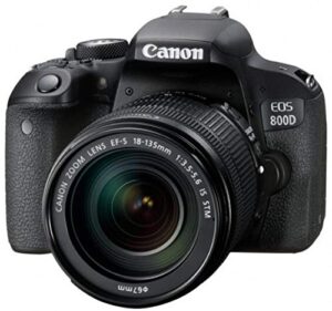 canon eos rebel 800d/t7i 24 megapixel dslr with 18-135mm is stm lens international version