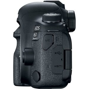 6D Mark II DSLR (Body Only) Camera Bundle - 1897C002 + Sandisk 64GB Ultra Memory & 2X Batteries