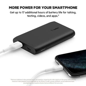 Belkin Portable Power Bank Charger 5K w/USB Port, 5000mAh Capacity