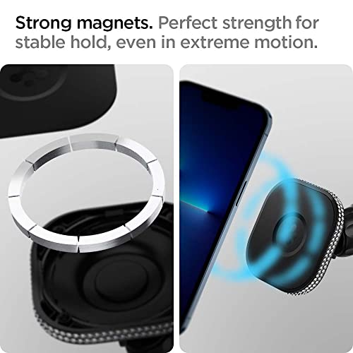 Spigen OneTap Bling Designed for Magsafe Car Vent Mount Hand Placed 176 Bling Rhinestones Compatible with iPhone 13 and 12 Models (Magnetically Levitate iPhone 13,12 Models Even The Max Model)