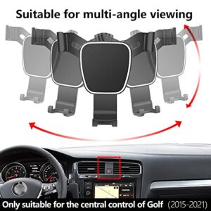 musttrue LUNQIN Car Phone Holder for Volkswagen Golf R GTI 2015-2021 Auto Accessories Navigation Bracket Interior Decoration Mobile Cell Phone Mount