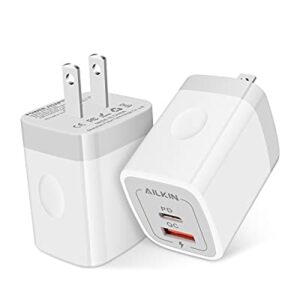 New iPhone Charger Block, USB C Wall Charger, 20W PD Type C Brick Fast Charge for iPhone 11 12 13 14 Pro Max SE 10 X XS 8 Plus, Plug USB Power Supply Adapter USBC Charging Cube High-Speed USB-C Box