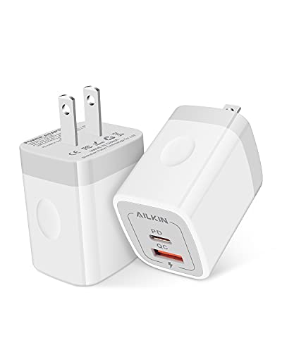 New iPhone Charger Block, USB C Wall Charger, 20W PD Type C Brick Fast Charge for iPhone 11 12 13 14 Pro Max SE 10 X XS 8 Plus, Plug USB Power Supply Adapter USBC Charging Cube High-Speed USB-C Box