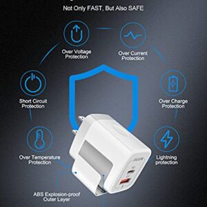 New iPhone Charger Block, USB C Wall Charger, 20W PD Type C Brick Fast Charge for iPhone 11 12 13 14 Pro Max SE 10 X XS 8 Plus, Plug USB Power Supply Adapter USBC Charging Cube High-Speed USB-C Box