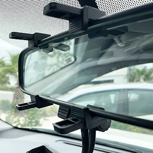 Rearview Mirror Mobile Phone Stand, Adjustable Mobile Phone Holder, snap-on Mobile Phone Holder, Universal Rearview Mirror Mobile Phone Cradle