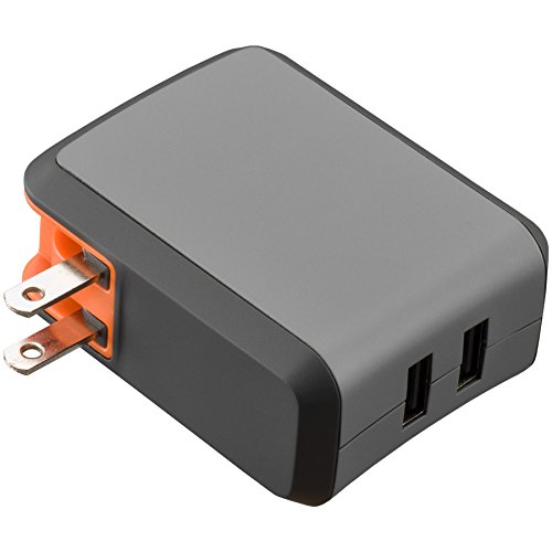 Ventev wallport r2240 Wall Charger, 2 Ports, 2.4A per Port