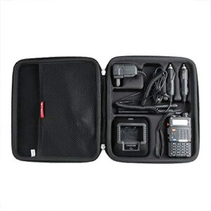 hermitshell hard travel case for baofeng bf-f8hp (uv-5r 3rd gen) / baofeng uv-5r dual band two way radio