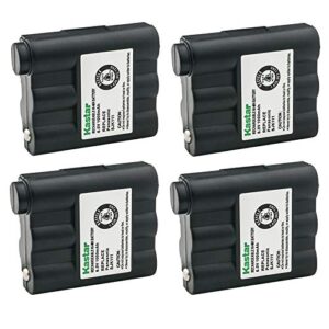 kastar 4-pack two-way radio battery ni-mh 6v 1000mah replacement for midland batt5r, batt-5r batt5rx, batt-5rx avp-7, avp7 avp-17, avp17 hh54, hh54vp, hh54vp2 xt511, xf511 pbatl/g7 gxt-300, gxt-310