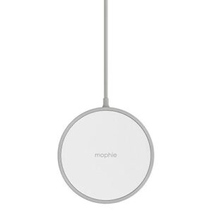 mophie Wireless Charge Pad - Apple Optimized - 7.5W Qi Wireless Technology for Apple Airpods, iPhone 11, 11 Pro, 11 Pro Max, XR, XS Max, X/XS, 8 and 8 Plus - Polished White