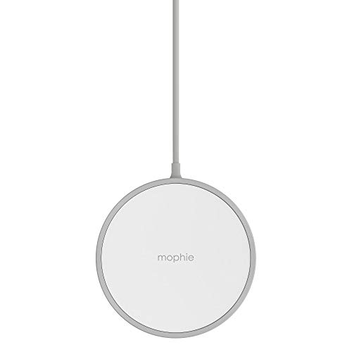 mophie Wireless Charge Pad - Apple Optimized - 7.5W Qi Wireless Technology for Apple Airpods, iPhone 11, 11 Pro, 11 Pro Max, XR, XS Max, X/XS, 8 and 8 Plus - Polished White