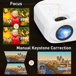 Projector, 9500L Projector with WiFi and Bluetooth - CRAZVIEW 5G Portable Video Projector, Outdoor Projector Native 1080P Support 350'' Display Compatible with Android/iOS/Tv Stick/Pc